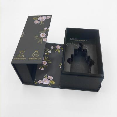 China CMYK Printing Luxury Rigid Gift Boxes for Double Door Opening Skin Care Packaging for sale