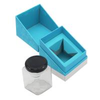 China CMYK Custom Luxury Liquid Honey Bottle Packaging Book Shape Box with Cardboard Plug-in for sale