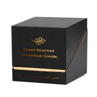 China Coated Paper Candle Jar Gift Boxes Custom Logo Luxury Packaging OEM CMYK Empty Paper Box for sale