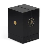 China Custom Double Door Perfume Box in Black for Environmental Material and Luxury Packing for sale