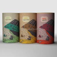 China Eco-Friendly Paperboard Cosmetic Canister Cylinder Packaging Box for Childproof Tea Tube for sale