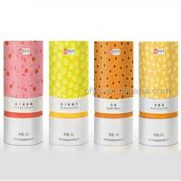 China Eco-Friendly Paperboard Cosmetic Canister Cylinder Packaging Box for Childproof Tea Tube for sale