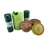 China Eco-Friendly Paperboard Cosmetic Canister Cylinder Packaging Box for Childproof Tea Tube for sale