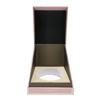 China Magnetic Cardboard Jewellery Packaging Box With Velvet Insert For Necklace Bracelet for sale