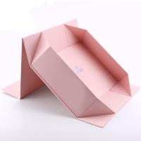 China Personalized Rigid Magnetic Foldable Gift Box Cardboard Packaging Box With Ribbon for sale