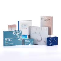 China Eye Cream Hand Cream Facial Mask Packaging Box With Hot Stamping Reflective Design for sale