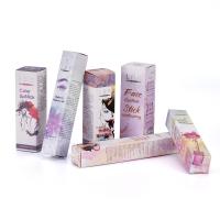 China Foldable Cosmetics Packaging Box Custom Color For Lipstick And Skin Care for sale