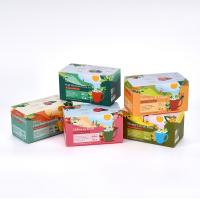 China Varnished Custom Printed Cardboard Box Packaging For 48g Tea And Coffee Drink Powder for sale