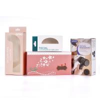 China Custom Cosmetic Packaging Box Art Paper Eco Friendly Gift Boxes With Window for sale