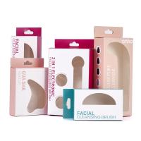 China Custom Cosmetic Packaging Box Art Paper Eco Friendly Gift Boxes With Window for sale