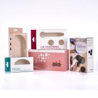 China Custom Cosmetic Packaging Box Art Paper Eco Friendly Gift Boxes With Window for sale