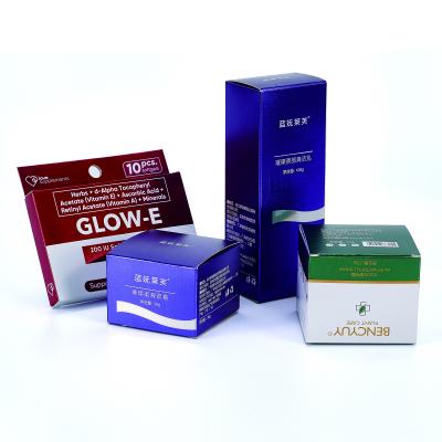China Cardboard Paper Cosmetic Packaging Box For Nail Polish Oil Accessories for sale