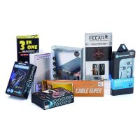 China Recyclable Cell Phone Case Packaging Boxes With Windows Mobile Phone Screen Box for sale