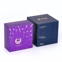 China Eco Friendly Flip Hard Cardboard Cosmetic Packaging Boxes With Foam EVA for sale
