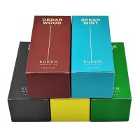 China Custom Order Essential Oil Perfume Square Package Box Cosmetic Packaging Paper Boxes 50ml for sale