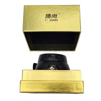 China Free Sample Customized Cardboard Gold Gift Jars for Skincare Packaging and Customized for sale