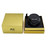 China Free Sample Customized Cardboard Gold Gift Jars for Skincare Packaging and Customized for sale