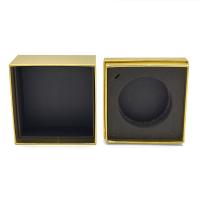 China Free Sample Customized Cardboard Gold Gift Jars for Skincare Packaging and Customized for sale