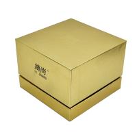China Free Sample Customized Cardboard Gold Gift Jars for Skincare Packaging and Customized for sale