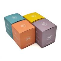 China Paperboard Packaging Box Printing Aromatherapy Scented Candle Gift Box For Small Jars for sale