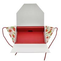 China Small Folding Paperboard Rigid Gift Box For Candy Snacks Cookies Matcha Tea Coffee for sale