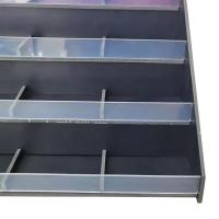 China Large Cardboard Counter Display Stands Cosmetic Makeup Eyelash Retail Display for sale