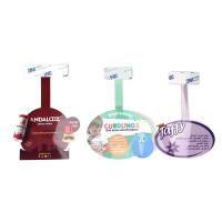 China CMYK Plastic Retail Shelf Wobblers Advertising Shelf Display Wobbler PVC Swing Strip for sale