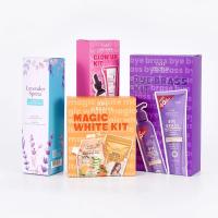 China Wholesale Custom Logo Lamination Customize Print Folding Cosmetic Paper Boxes Packaging for sale