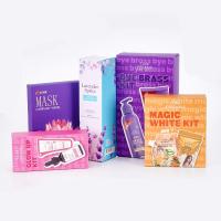 China Wholesale Custom Logo Lamination Customize Print Folding Cosmetic Paper Boxes Packaging for sale