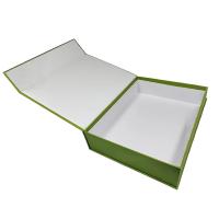 China Luxury Satin Inside Magnetic Flip Folding Box Custom Logo Gift Box Packaging Inner Silk Fabric Box For Cosmetic Products for sale