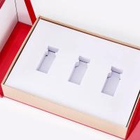 China Custom Box Packaging Magnetic 2 Two Pieces Side Open Double Door Gift Packaging Box With Logo For Skincare Essential Oil Bottle for sale