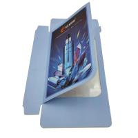 China Custom Folding Cardboard Box At The Top Of Cosmetic Packaging With Transparent PVC Windows After Opening for sale