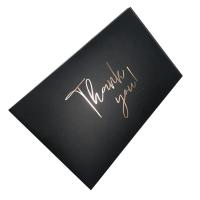 China Luxury Personal Paper Gift Wedding Invitation Flyer Business Thank You Greeting Post Card for sale