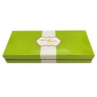 China Rigid Cardboard Chocolate Box Two Piece Candy Plastic Tray Insert Box Custom Logo Food Packaging Food Lid and Base Box for sale