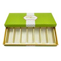 China Rigid Cardboard Chocolate Box Two Piece Candy Plastic Tray Insert Box Custom Logo Food Packaging Food Lid and Base Box for sale