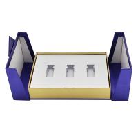 China Luxury Magnet Cardboard Art Paper Magnetic Lid Kraft Sponge Embossing Present Box Custom Luxury Double Open Door Packaging Boxes for sale
