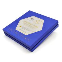 China 2-Piece Hot Stamping Embossing Cosmetics Skincare Set Industrial Vanishing Matt Lamination Printing Cardboard Lid Base Box for sale