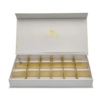 China Custom Luxury Cardboard Boxes Chocolate Box Recyclable Truffle Gift Packaging Rigid Paper Magnetic Closure Paper Box for sale