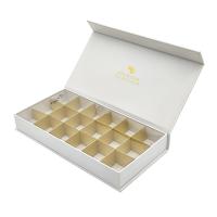 China Custom Luxury Cardboard Boxes Chocolate Box Recyclable Truffle Gift Packaging Rigid Paper Magnetic Closure Paper Box for sale