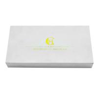 China Custom Gold Stamping White Rigid Paper Box Magnetic Closure Golden Packaging Box Luxury Chocolate Gift Boxes for sale
