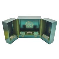 China Custom Gold Stamping Business Tea Cup Gift Box Embossed Printing Teacup Rigid Gift Set Gift Box for sale