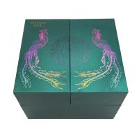 China Custom Gold Stamping Business Tea Cup Gift Box Embossed Printing Teacup Rigid Gift Set Gift Box for sale