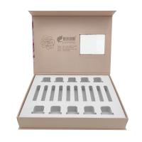 China Custom logo Cosmetic Packaging Box with window Surprise Skincare Product Pink Gift Box Set Cosmetic Box for sale