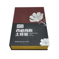 China Luxury Cardboard Paper Gift Boxes Honey Bottle Paper Package 500ml Honey Packaging Box Custom Logo for sale