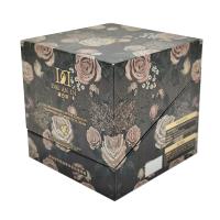 China Custom Skin Care Box Packaging Clamshell Printed Cosmetic Beauty Box Flip Rigid Gift Box Packaging for sale