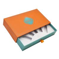 China Custom Logo Wholesale Rigid Cardboard Drawer Gift Packaging Box With Eva Foam Insert for sale
