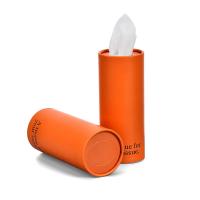 China Custom Cylinder Tube Packaging Round Cardboard Boxes Cylinder Tissues Box for sale