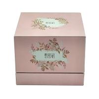 China Luxury Paper Gift Box Custom Design Packaging Skincare Cosmetics Set Lid And Base Box For Skincare Bottle Packaging for sale