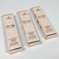 China Custom Hot Stamping Gold Box Luxury Cosmetic Lotion Box with 4-color Printing and 350g Paperboard for sale