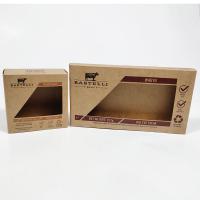 China Custom Food Packaging Box with CMYK 4 Color Printing Recycled Materials and Custom Size for Nuts Jerky Biscuits Candy for sale